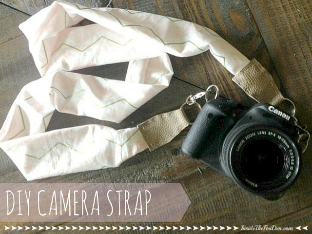 DIY Camera Strap | Inside the Fox Den